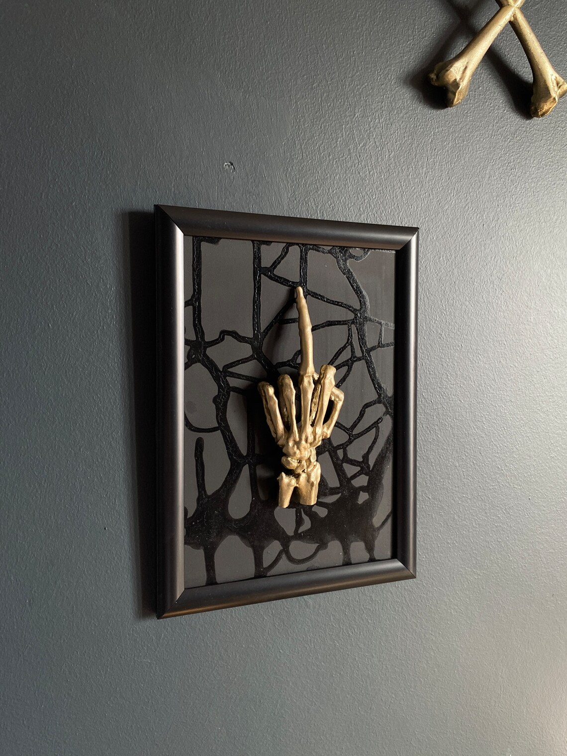 Middle Finger Wall Frame Gallery Wall Art Gothic Home Decor - Etsy