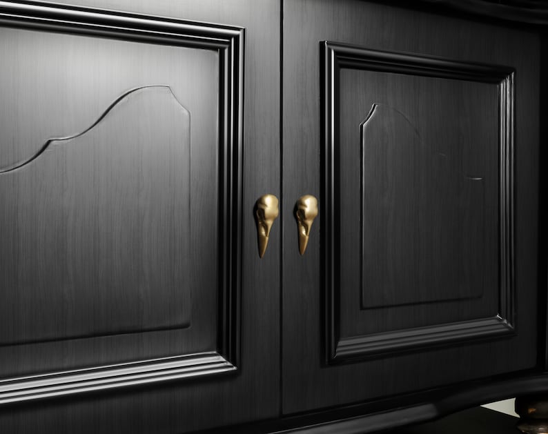 Raven Skull Cabinet Wardrobe Door Knobs, Modern Drawer Knob Handles ...