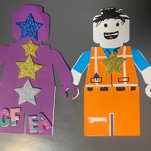 Make Your Own Block Person(10) - Etsy