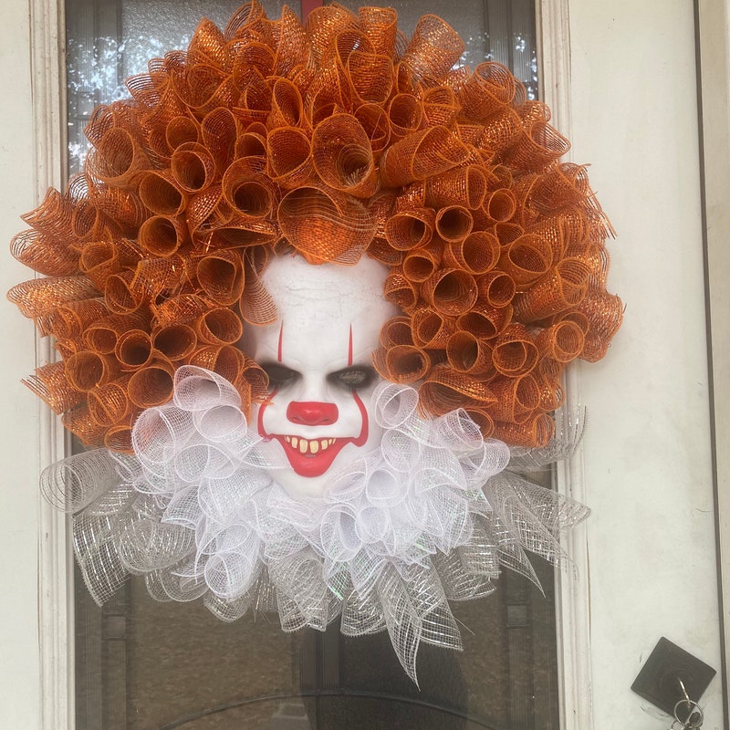 Scary Clown Wreaths - Etsy