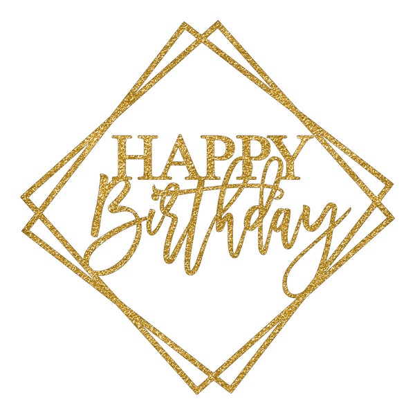 Diamond Happy Birthday - Etsy