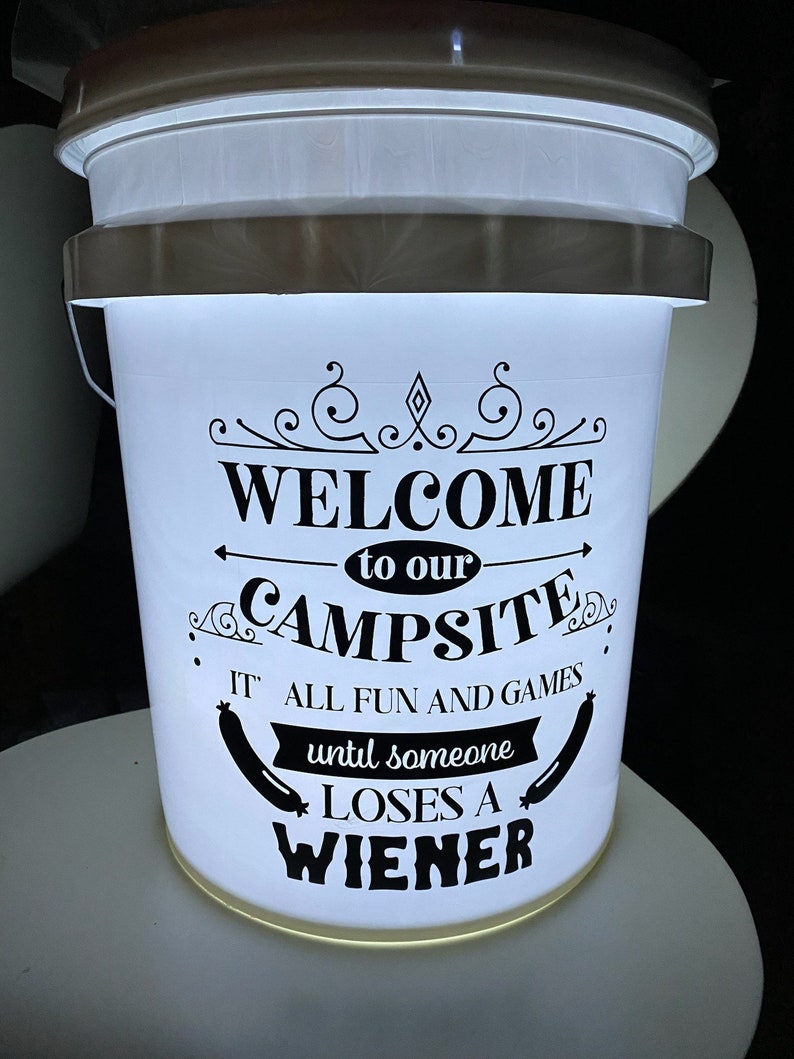 Glow Bucket Big Foot Decal - Etsy