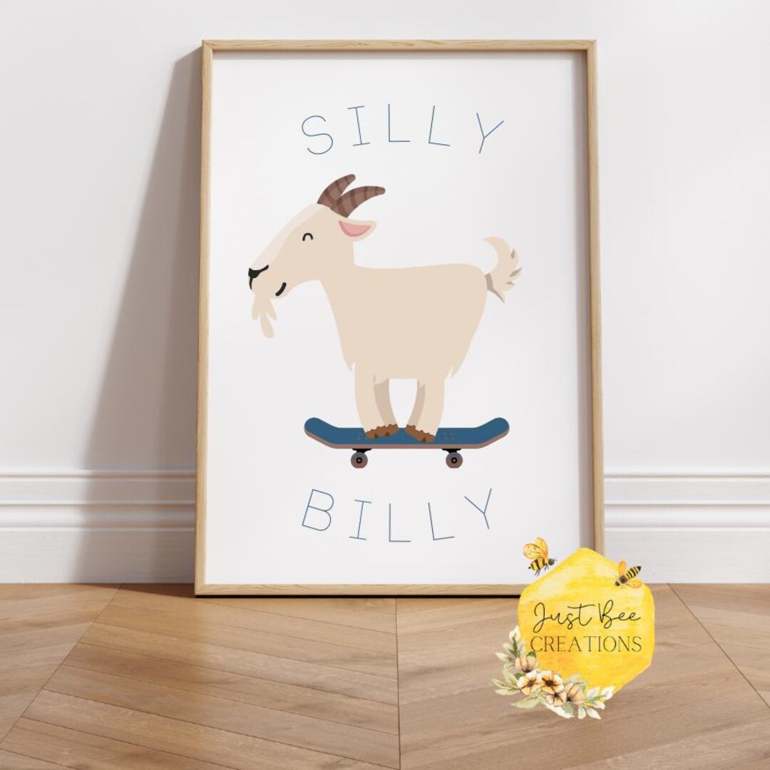 Silly Billy PNG Digital Design Download, Children's Design, Boy Design ...
