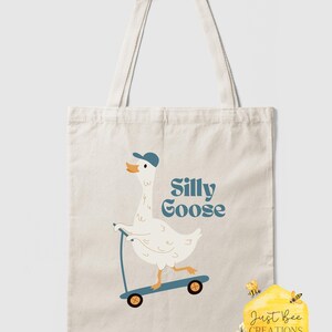 Silly Goose on a Scooter PNG Digital Design Download, Children's Design ...