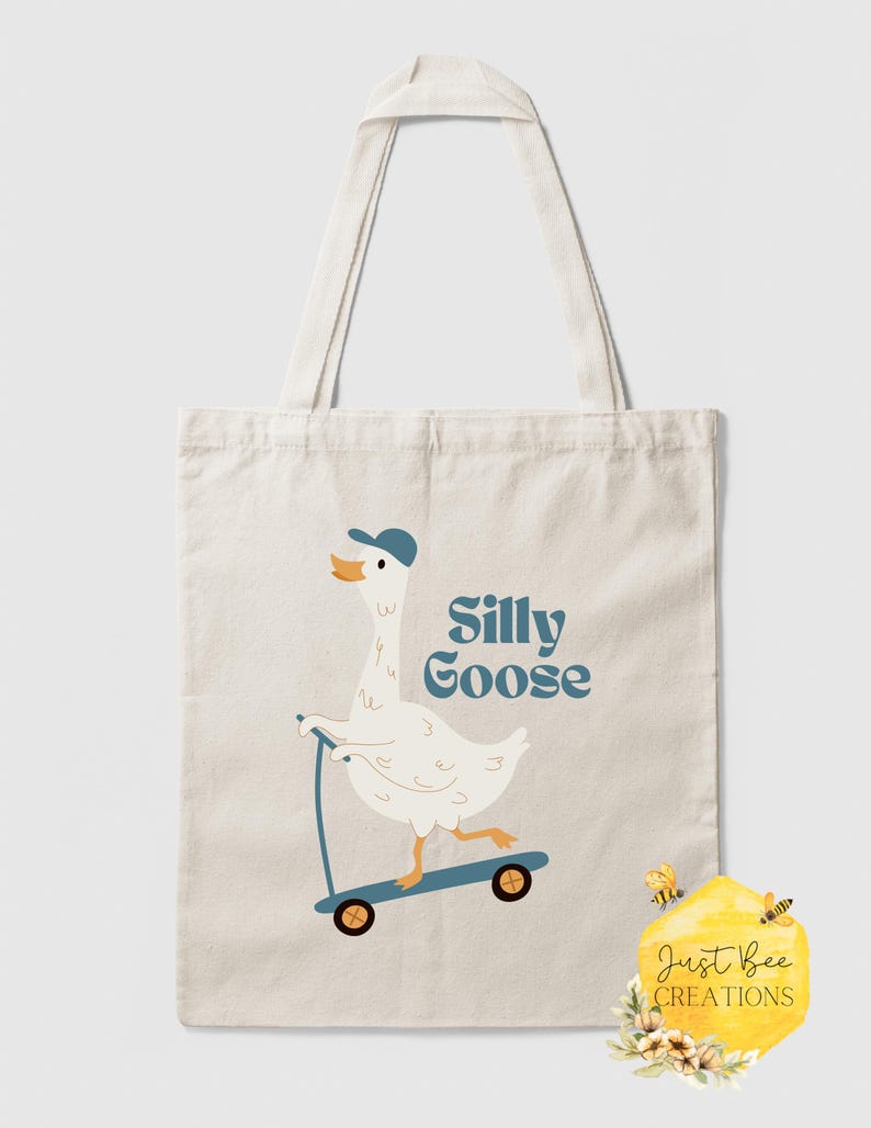 Silly Goose on a Scooter PNG Digital Design Download, Children's Design ...