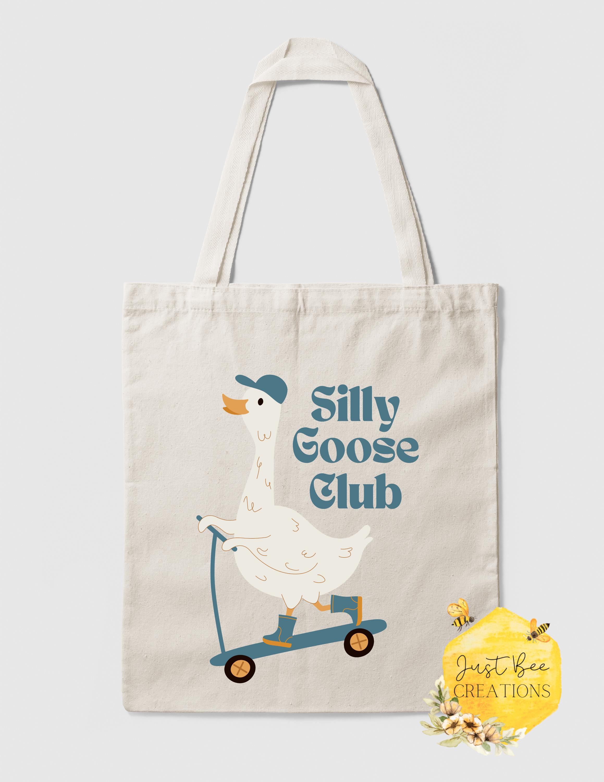 Silly Goose Club, Goose on a Scooter PNG Digital Design Download ...