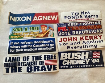 Political Bumper Stickers - Etsy