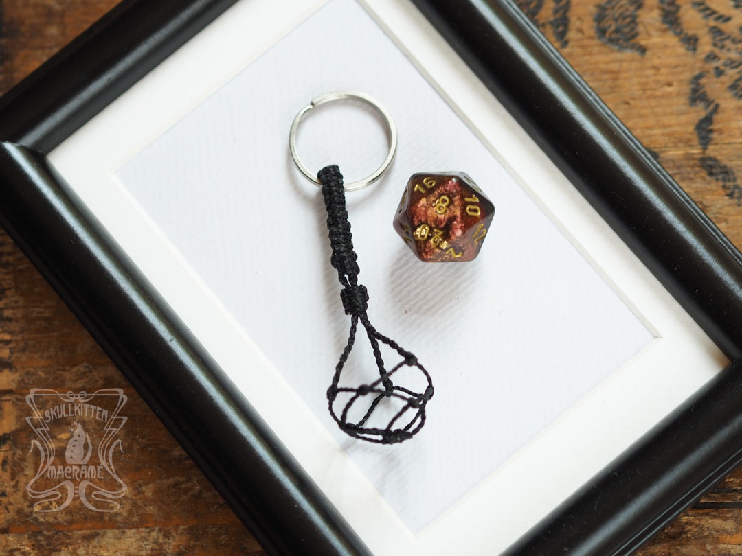 Empty W20 Keychain for Your Own Dice, Carabiner or Keyring, Role ...