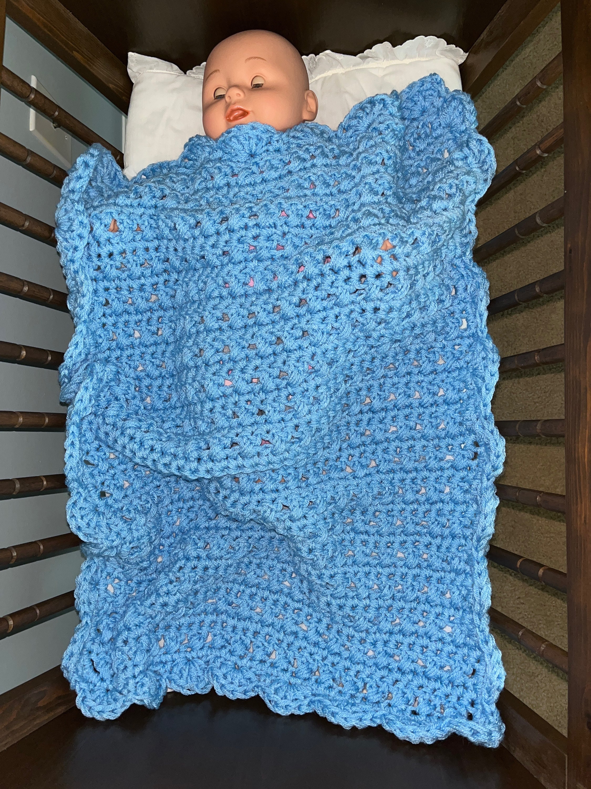 Handmade Baby Blanket, Baby Blanket Crochet, Baby Shower Gift, Pink ...