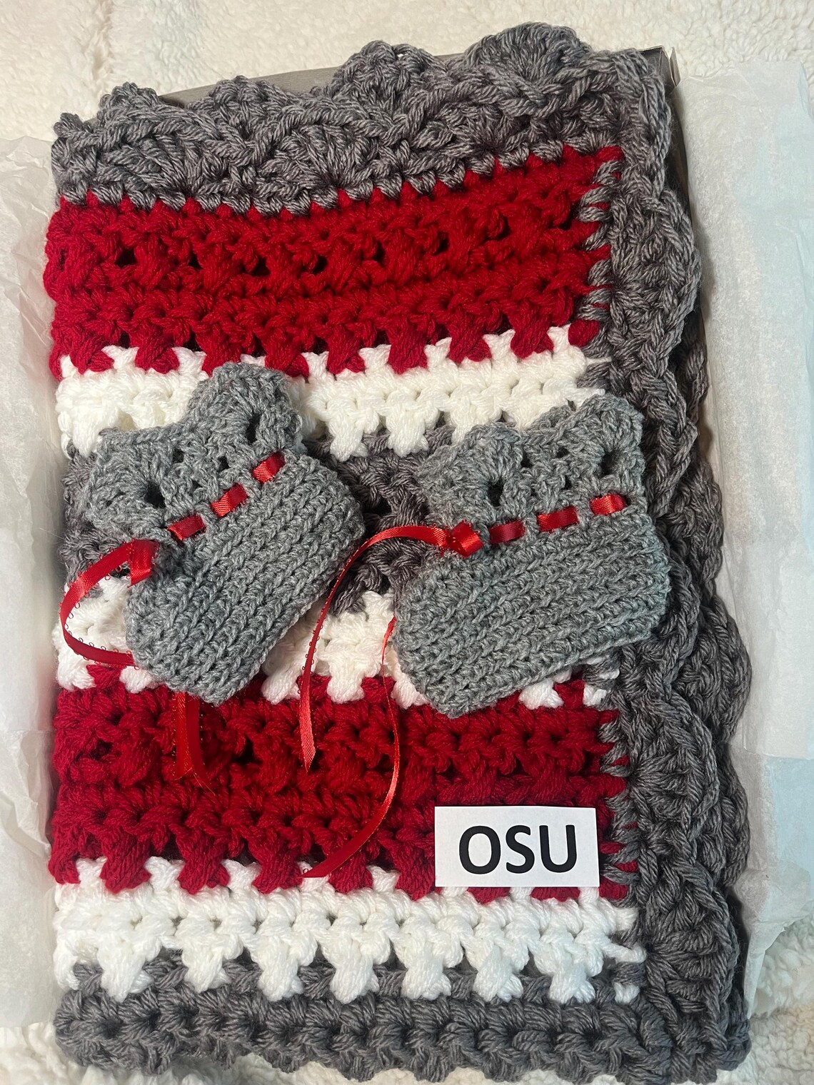 Ohio State Baby Blanket, Baby Blanket, OSU Baby, Baby Gift, Bucks Baby ...