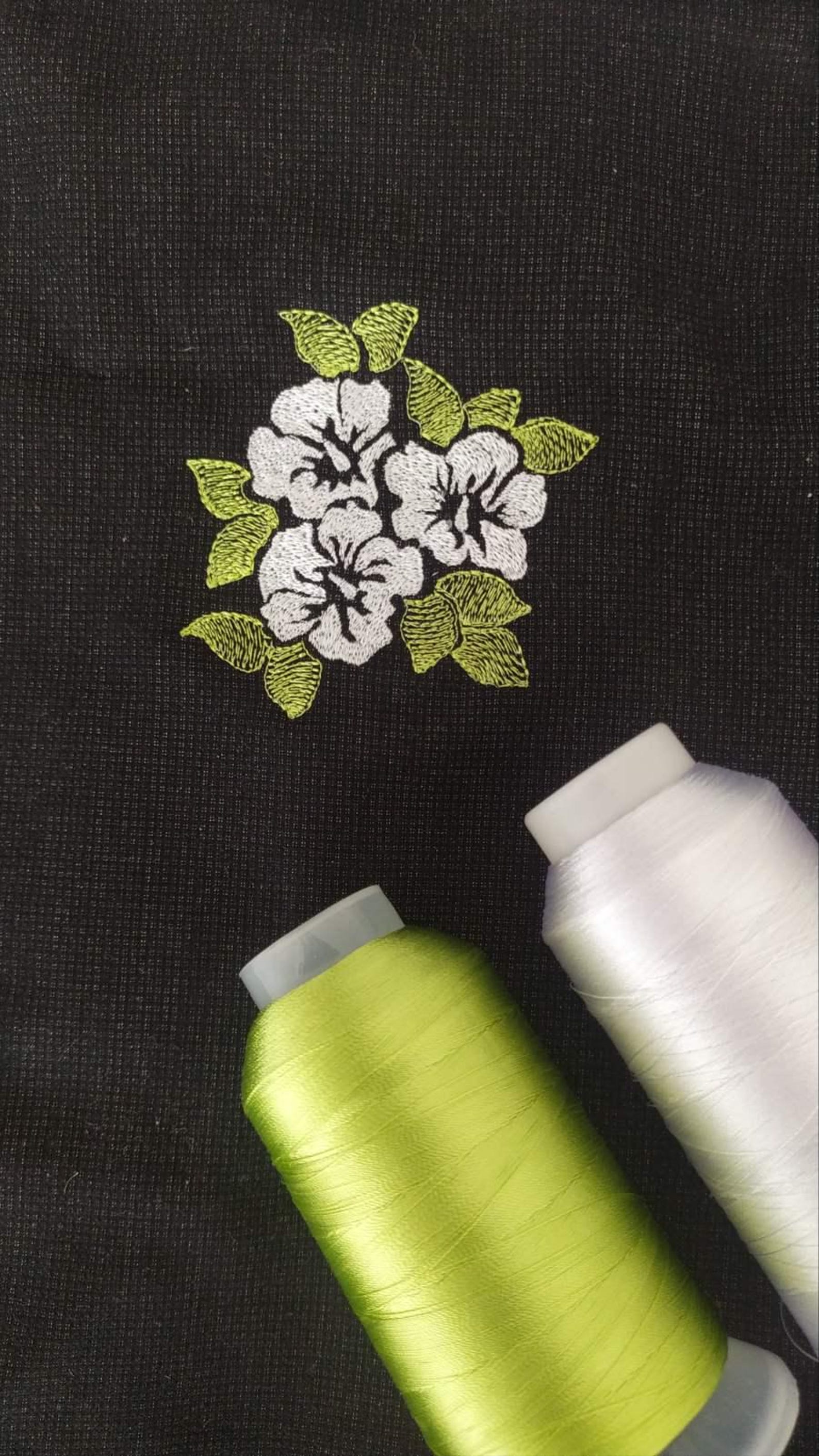 Floral Bunch Machine Embroidery Design, Mini Flower Machine Embroidery ...