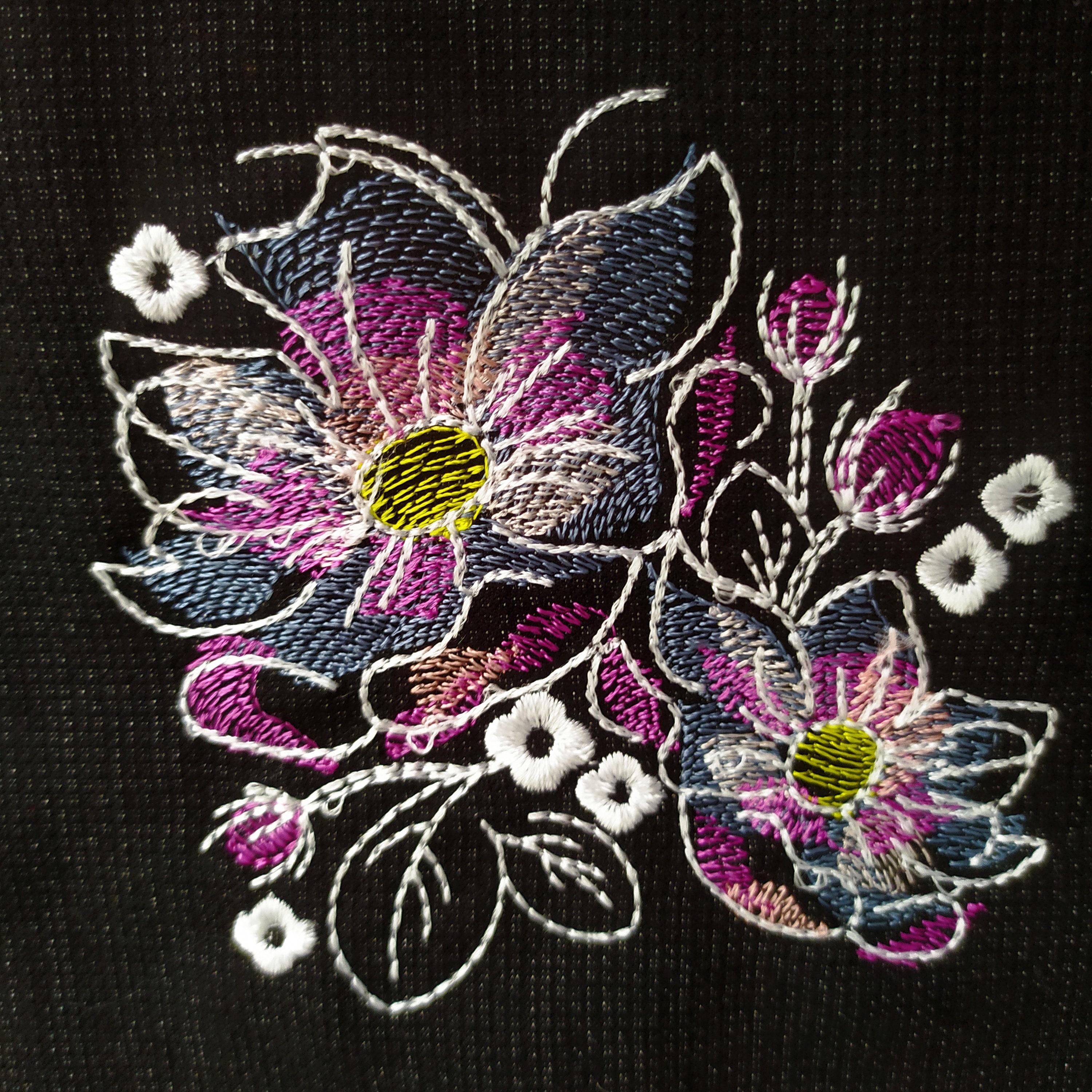 Embroidery Design Flowers Embroidery Designs Watercolor - Etsy