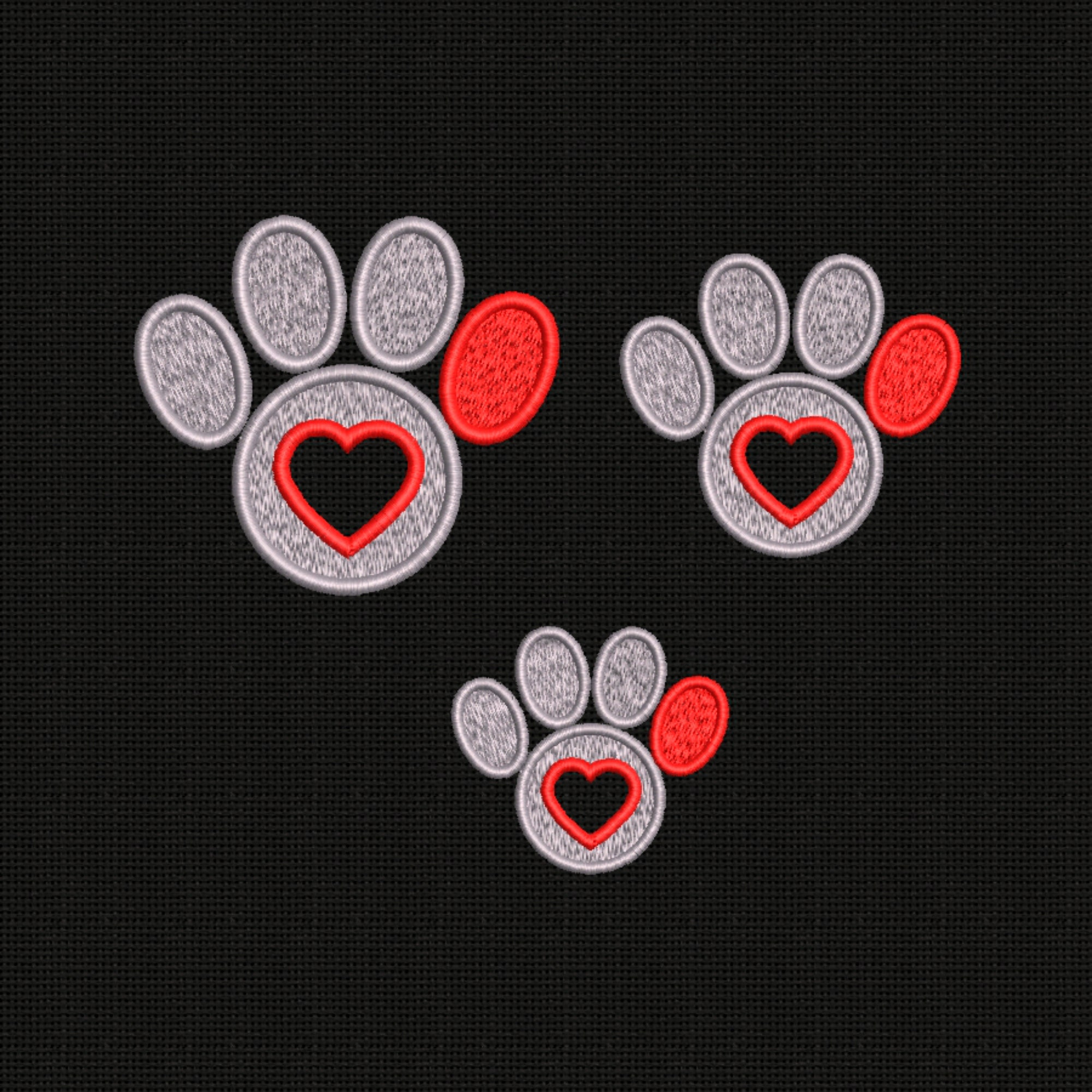 Paws Mini Machine Embroidery Designs 3 Sizes - Etsy