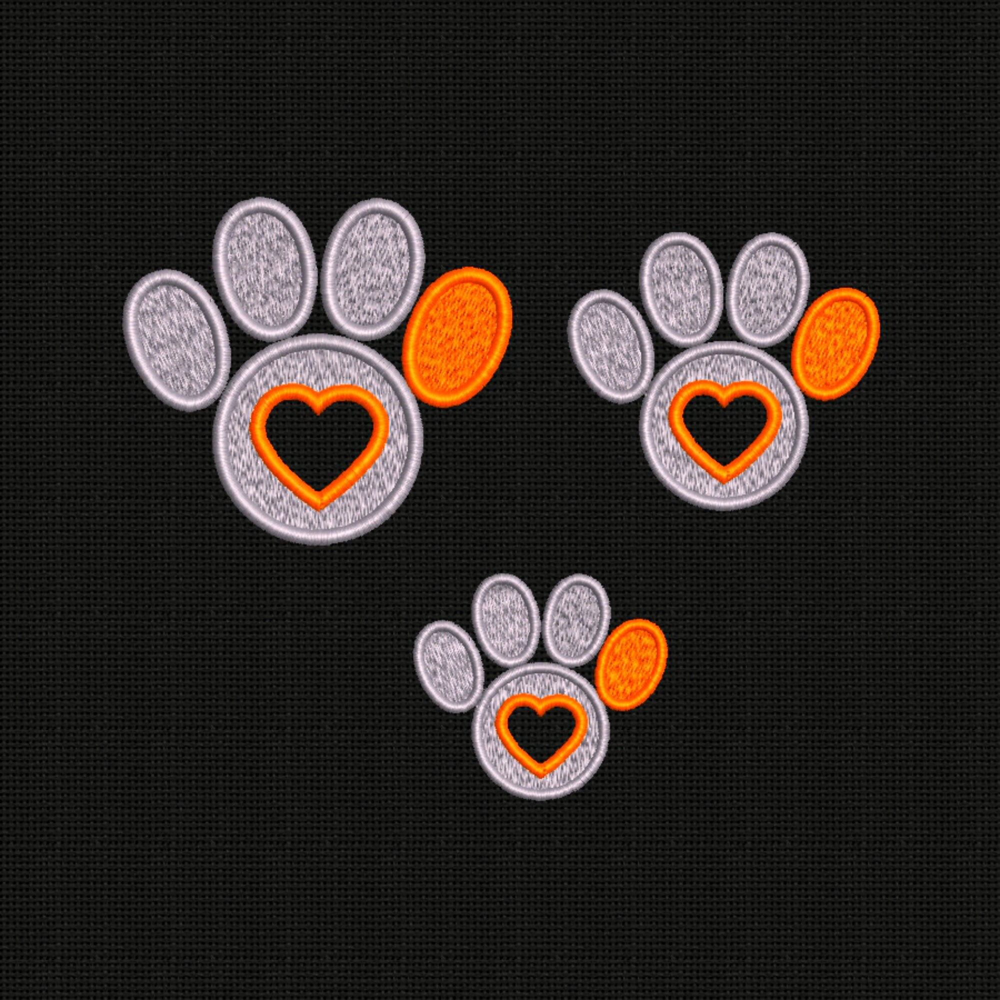 Paws Mini Machine Embroidery Designs 3 Sizes - Etsy