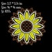 Sunflower Embroidery Design, Flowers Embroidery Designs. the Pattern of ...