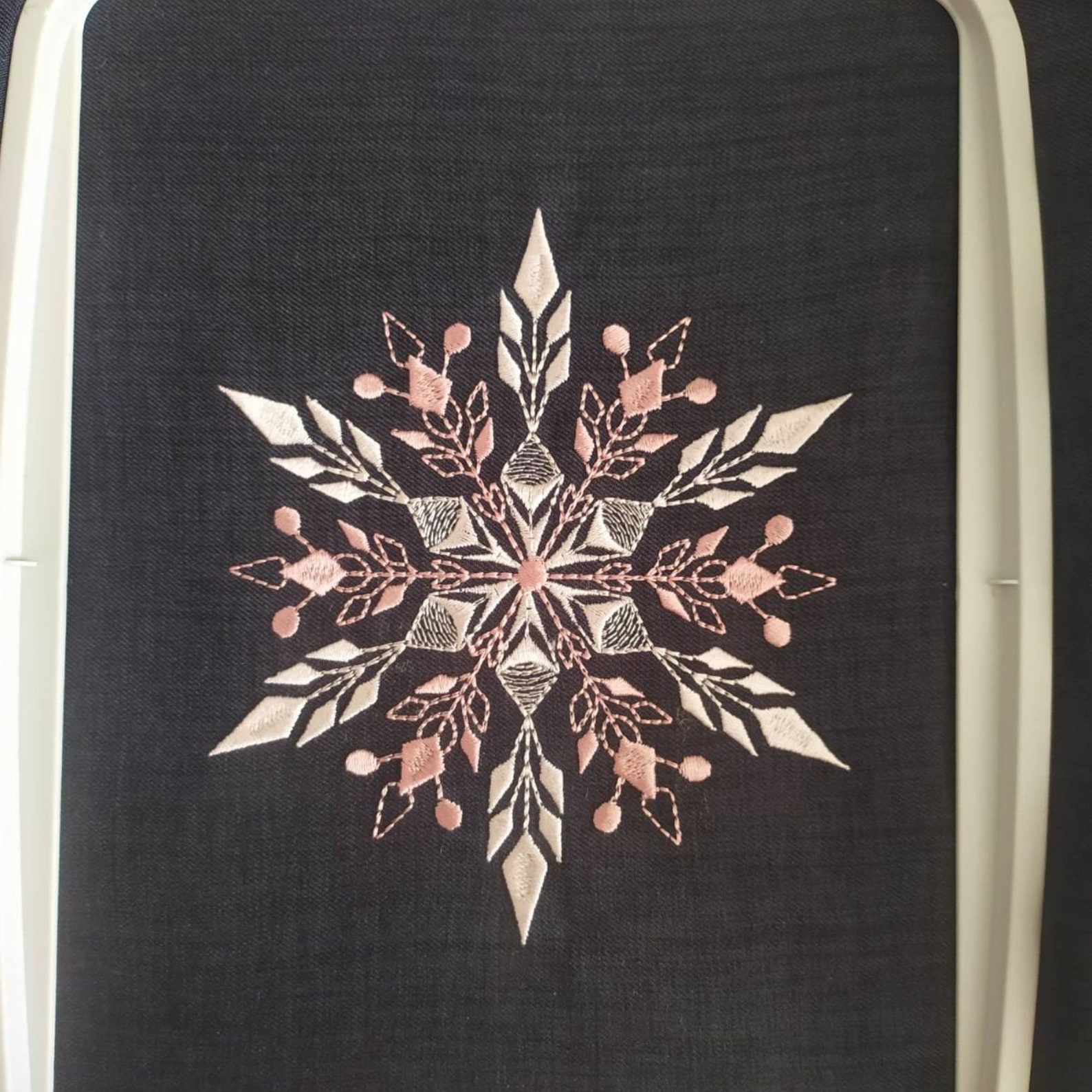 Snowflake Machine Embroidery Design, Snow Embroidery Designs. the ...