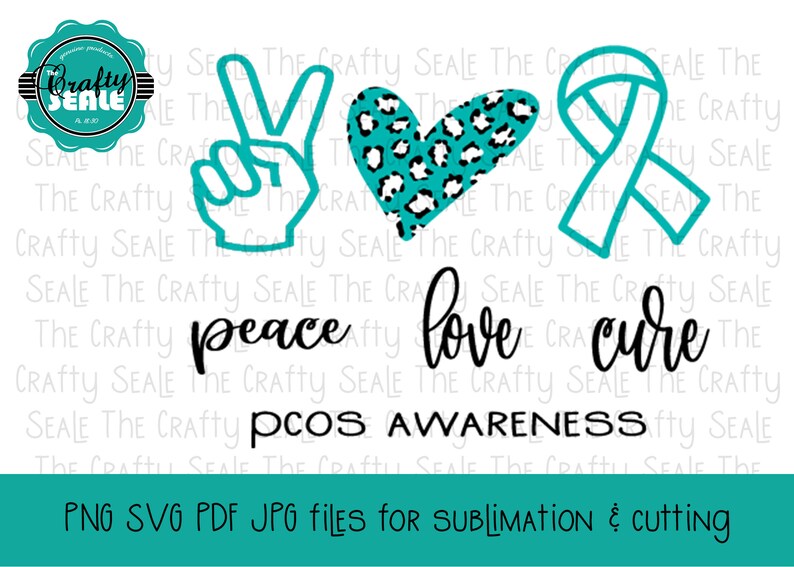 PCOS Awareness Month Svg/ Polycystic Ovaries/ Heat Transfer/ Vinyl ...