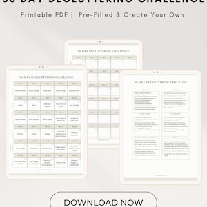 30-day Declutter Challenge, Your Guide to Decluttering in a Month ...