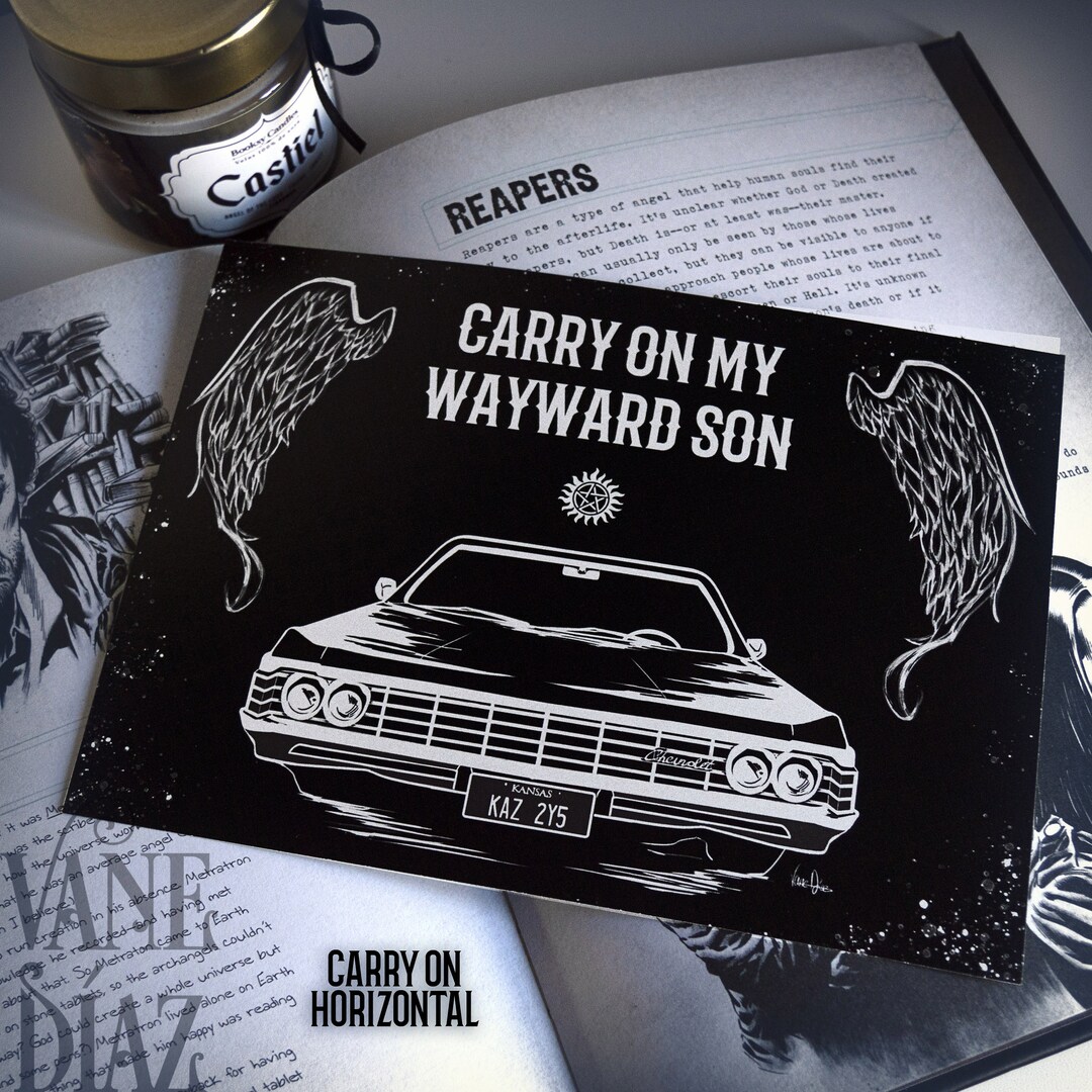 Supernatural Art Prints Silver Paper - Etsy