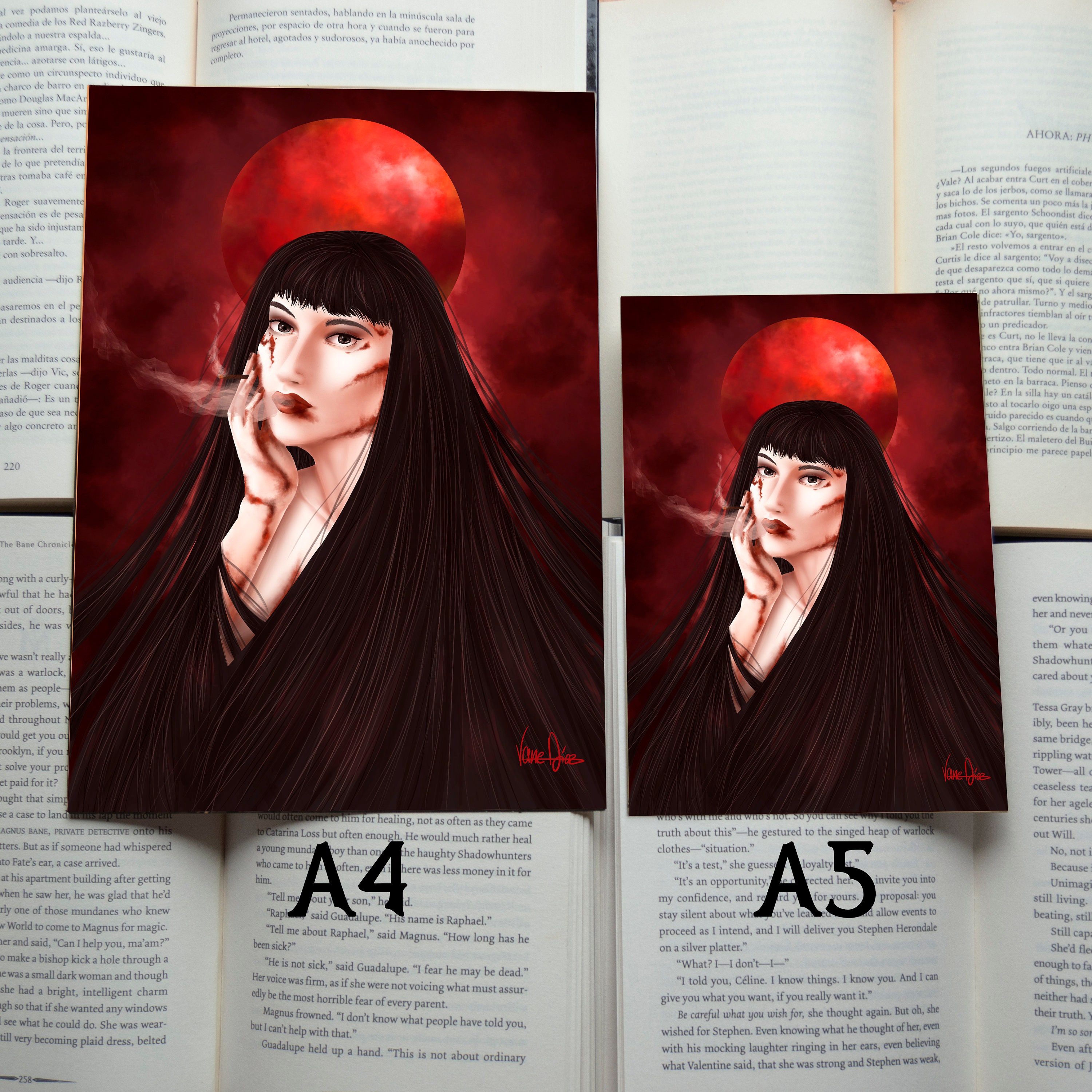 Nevernight Art Prints golden & Normal Paper | Etsy