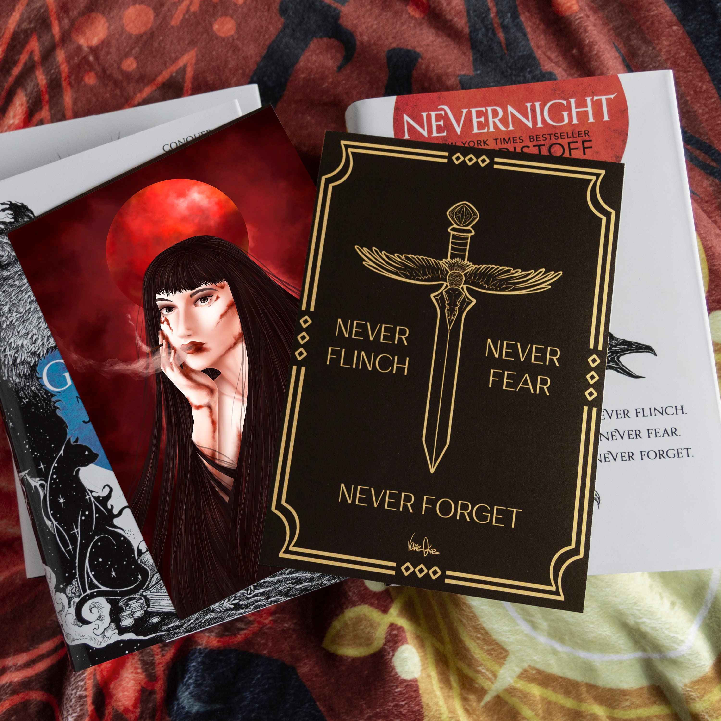 Nevernight Art Prints golden & Normal Paper | Etsy