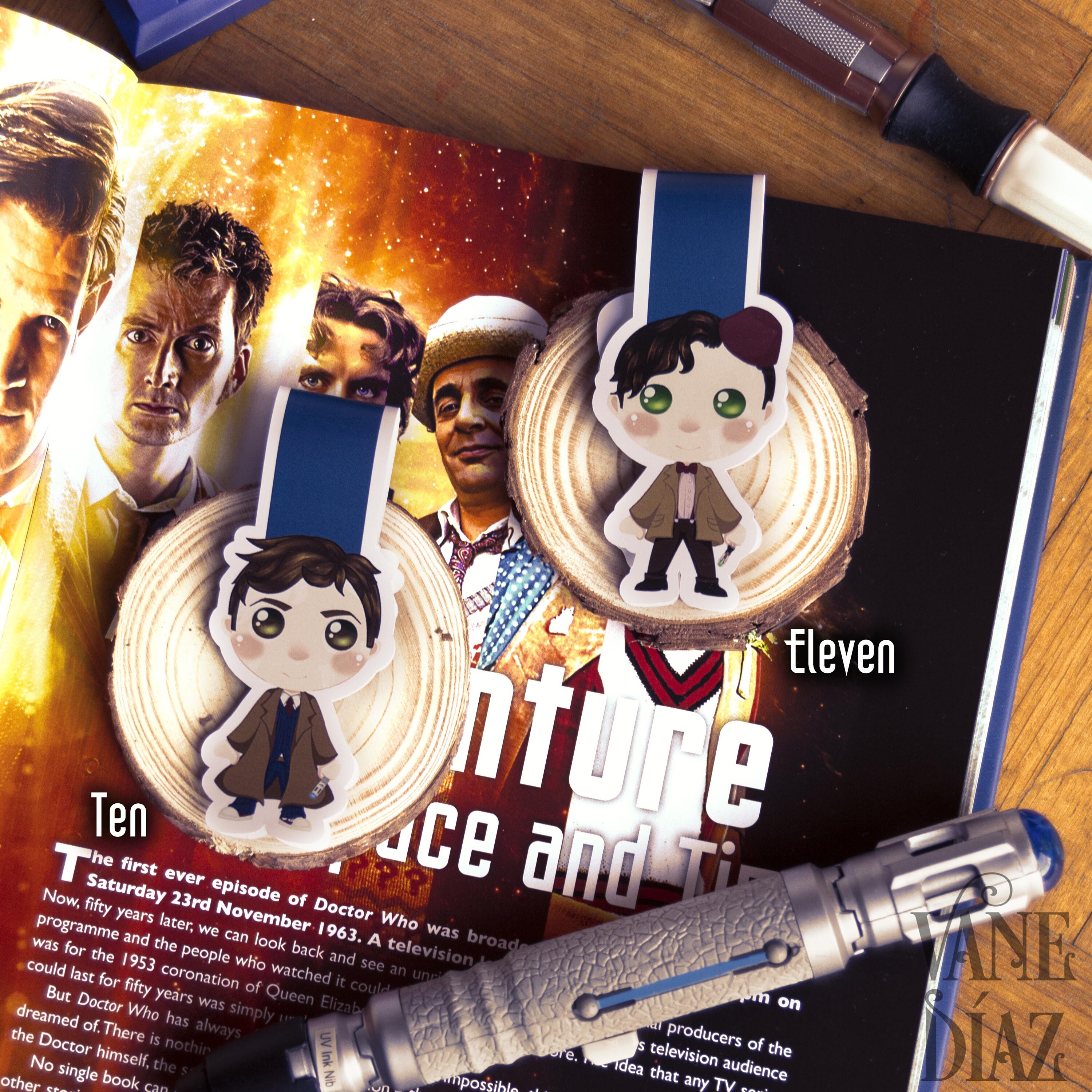 Doctor Who Silhouette Bookmarks Magnetic Bookmarks - Etsy Australia