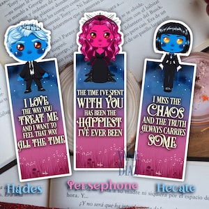 Lore Olympus | Chibis | Magnetic Bookmarks | Silhouette Bookmarks ...