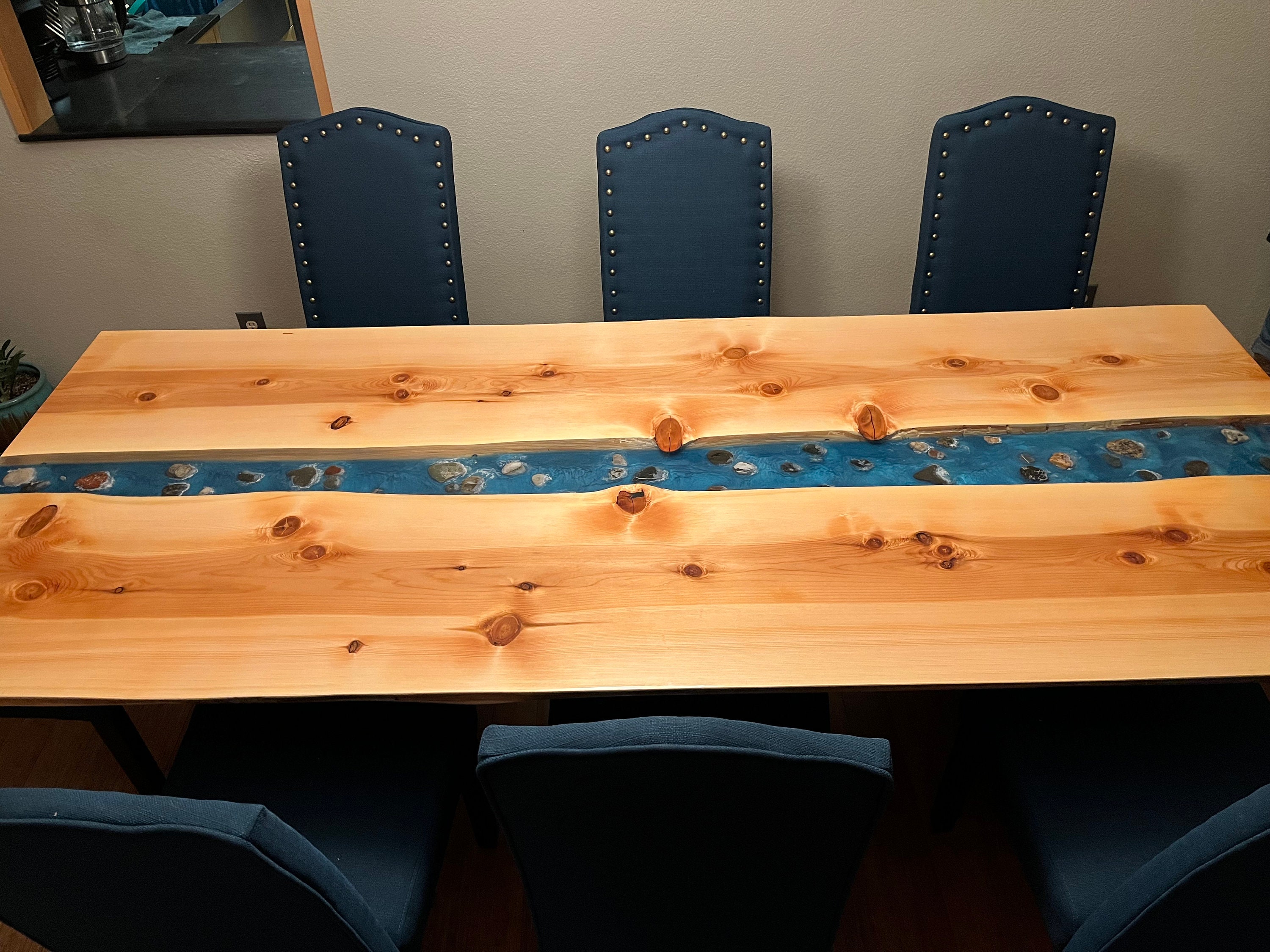 Custom Live Edge Epoxy River Tables - Etsy