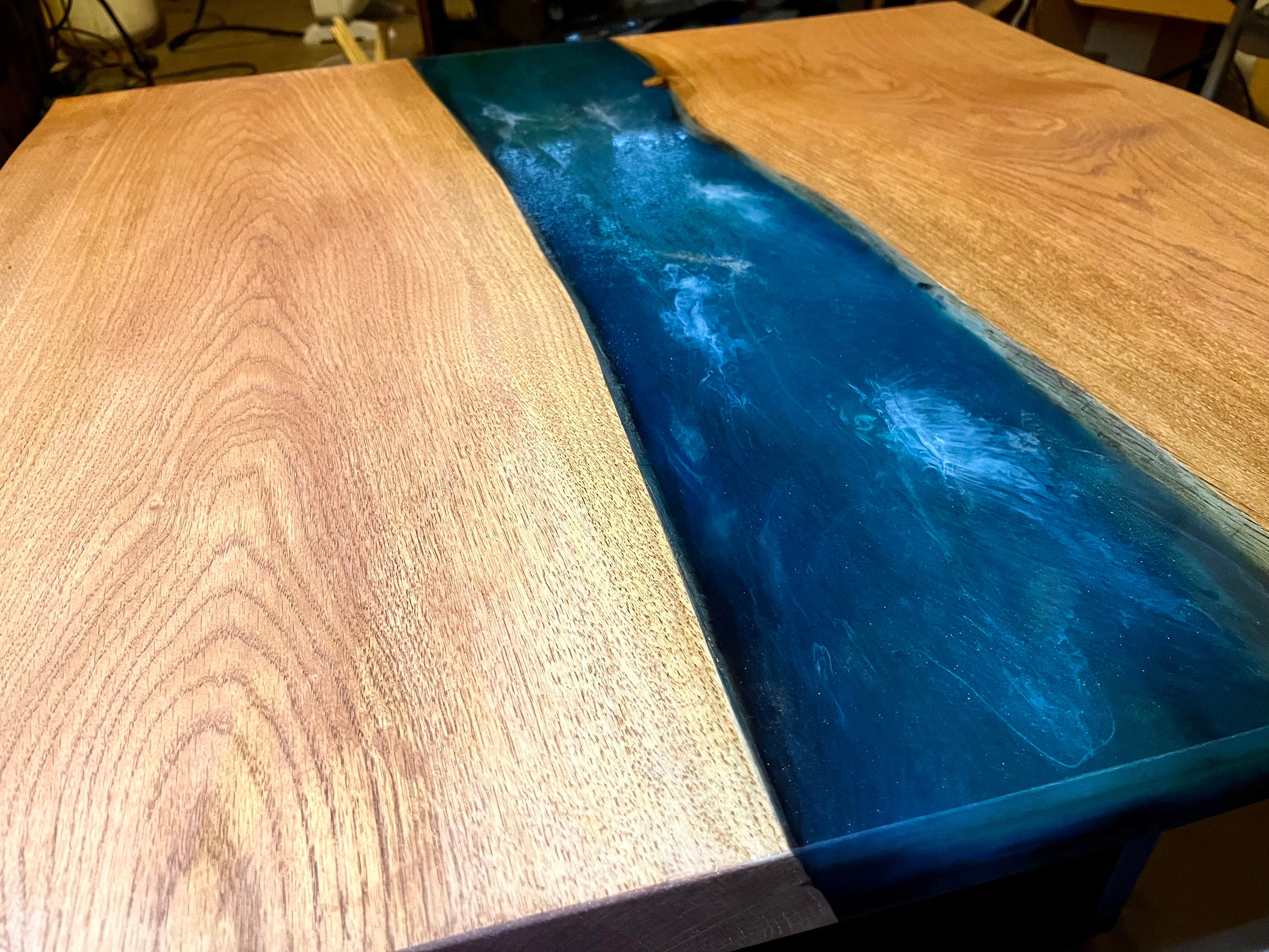 Custom Live Edge Epoxy River Tables - Etsy