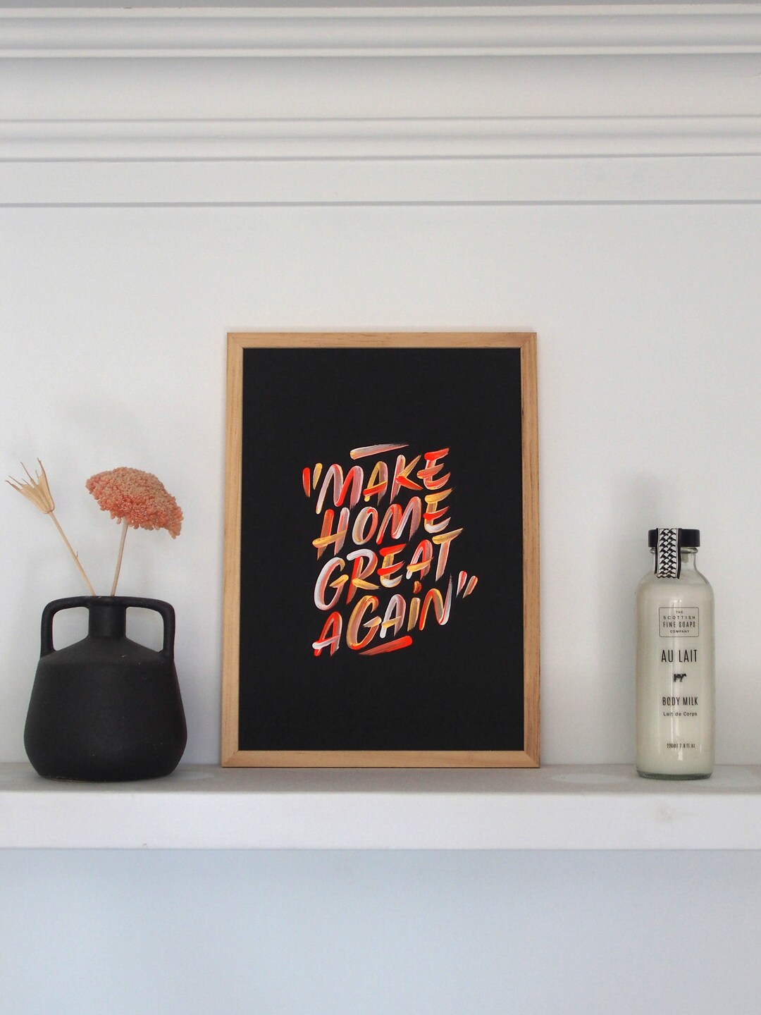 Original Calligraphy Poster A5 Trend - Etsy