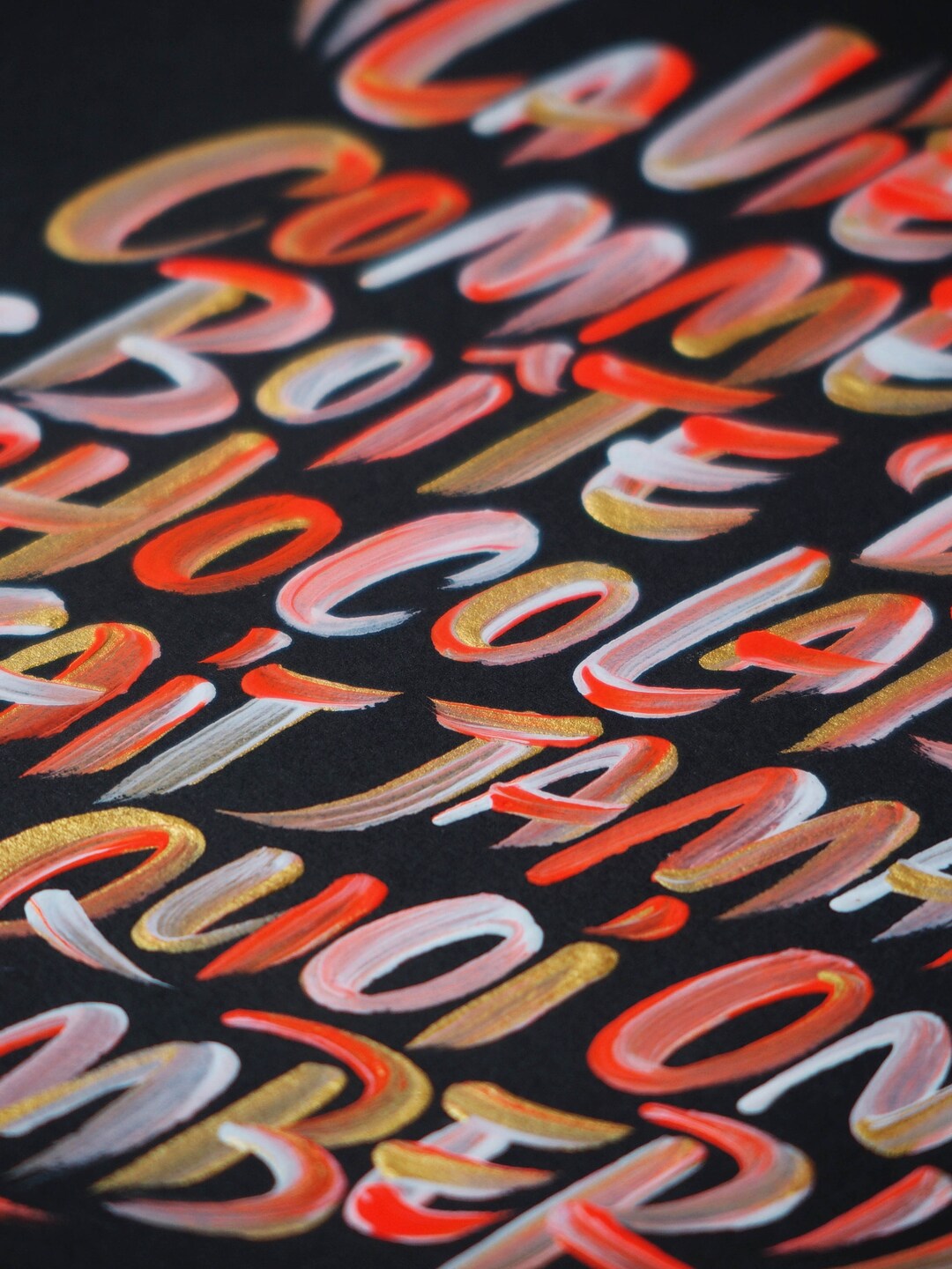 Original Calligraphy Poster A5 Cinema - Etsy