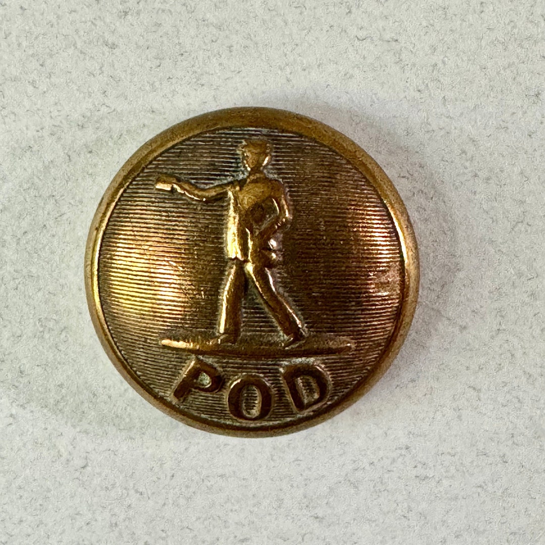 Antique Post Office Department Letter Carrier Button, P.O.D. Button ...