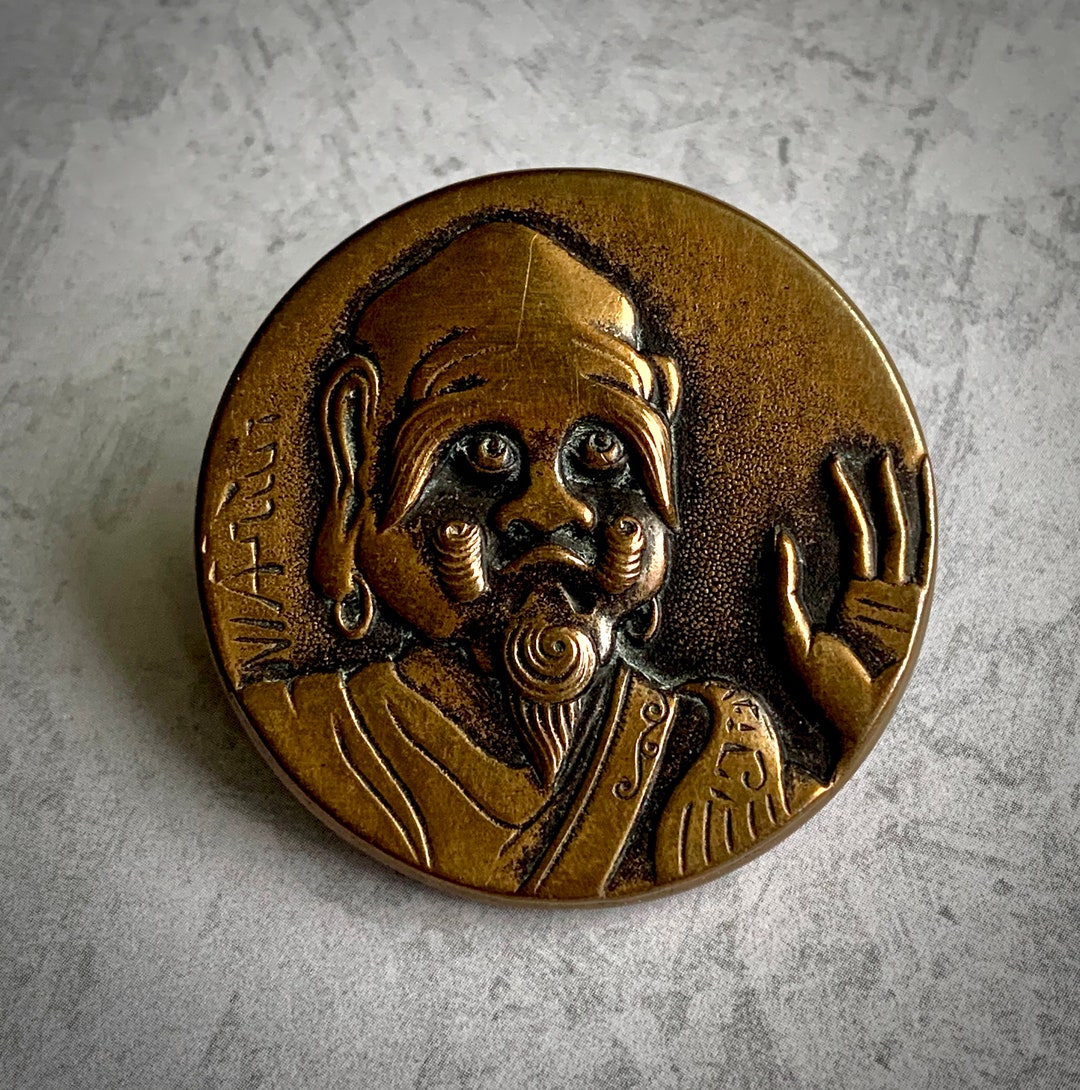 Antique Japanese Military Button Large Brass Button, Maresuke Nogi ...