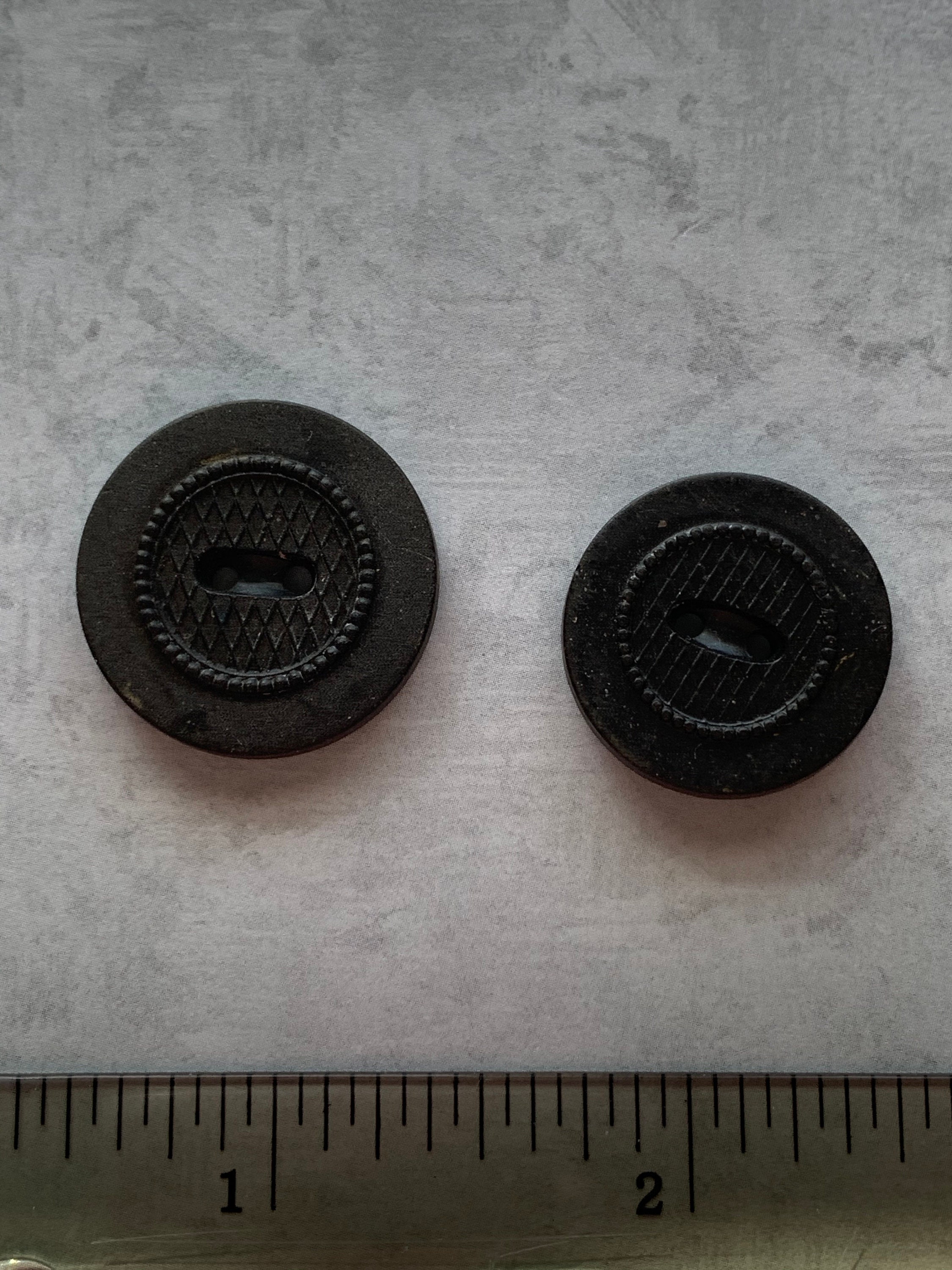 Pair of Antique Goodyear Rubber Buttons Backmark N.R.Co. | Etsy