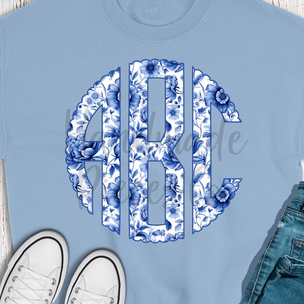 Floral Monogram - Etsy