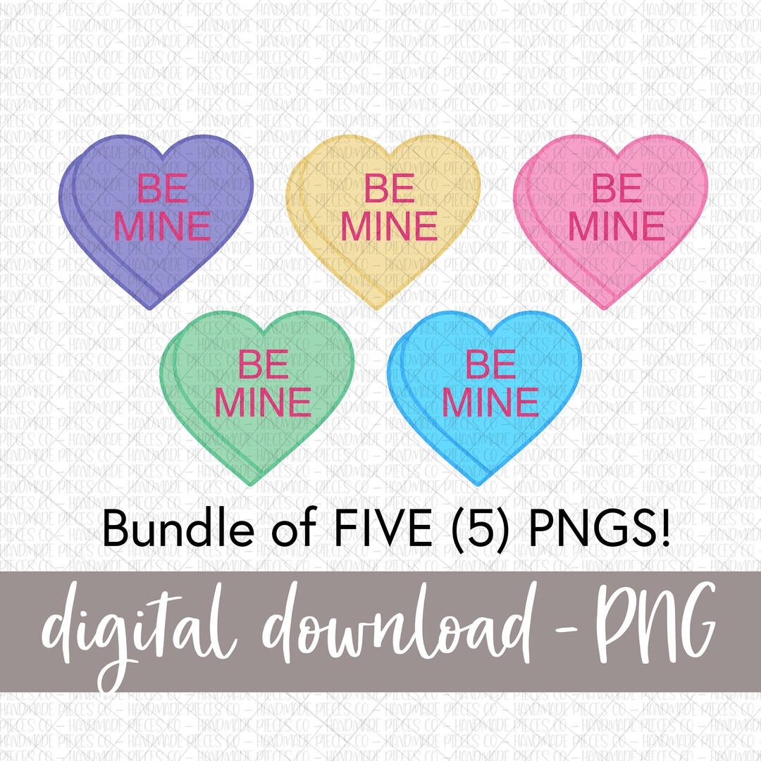 Be Mine PNG, Candy Heart PNG, Conversation Heart, Valentine's Day File ...