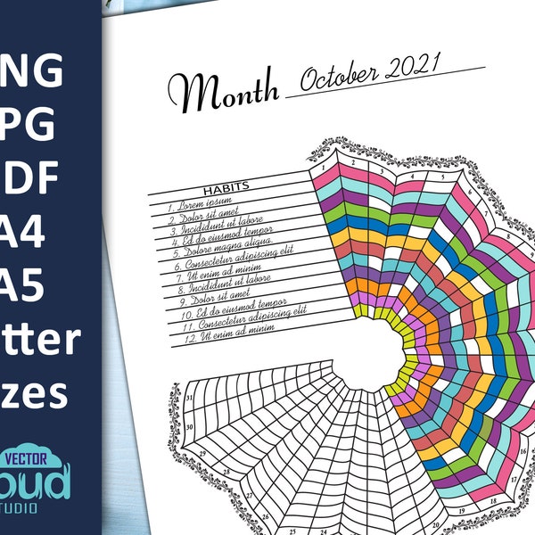 Circle Tracker - Etsy