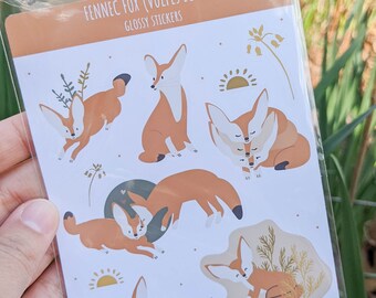 Fennec Fox Stickers - Etsy