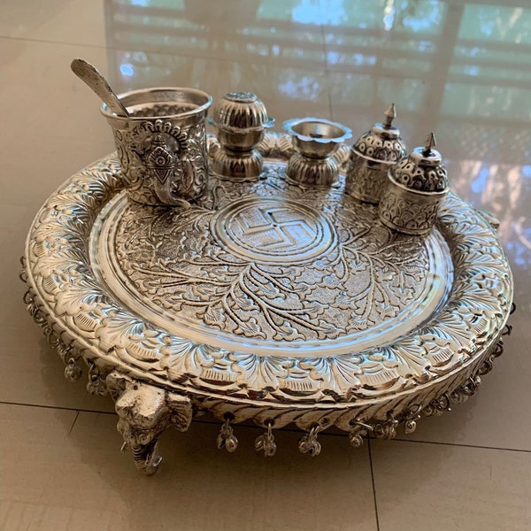 Puja Tray - Etsy UK