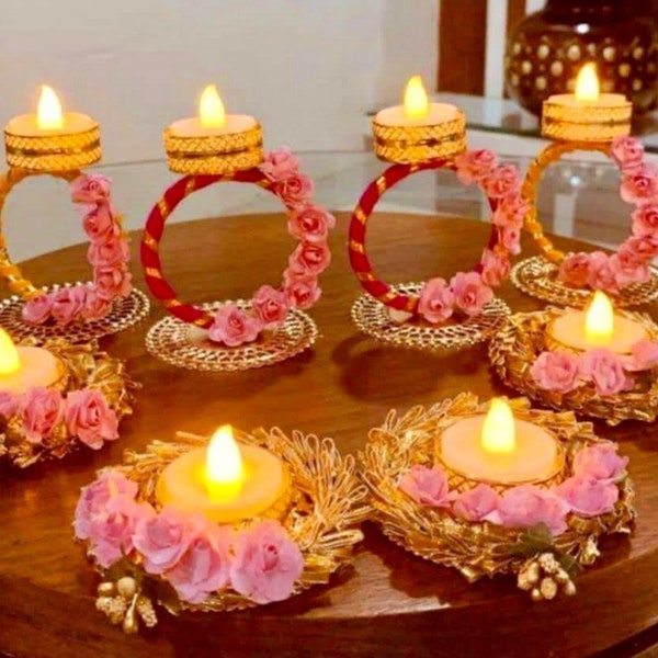 Indian Diya Centerpieces - Etsy