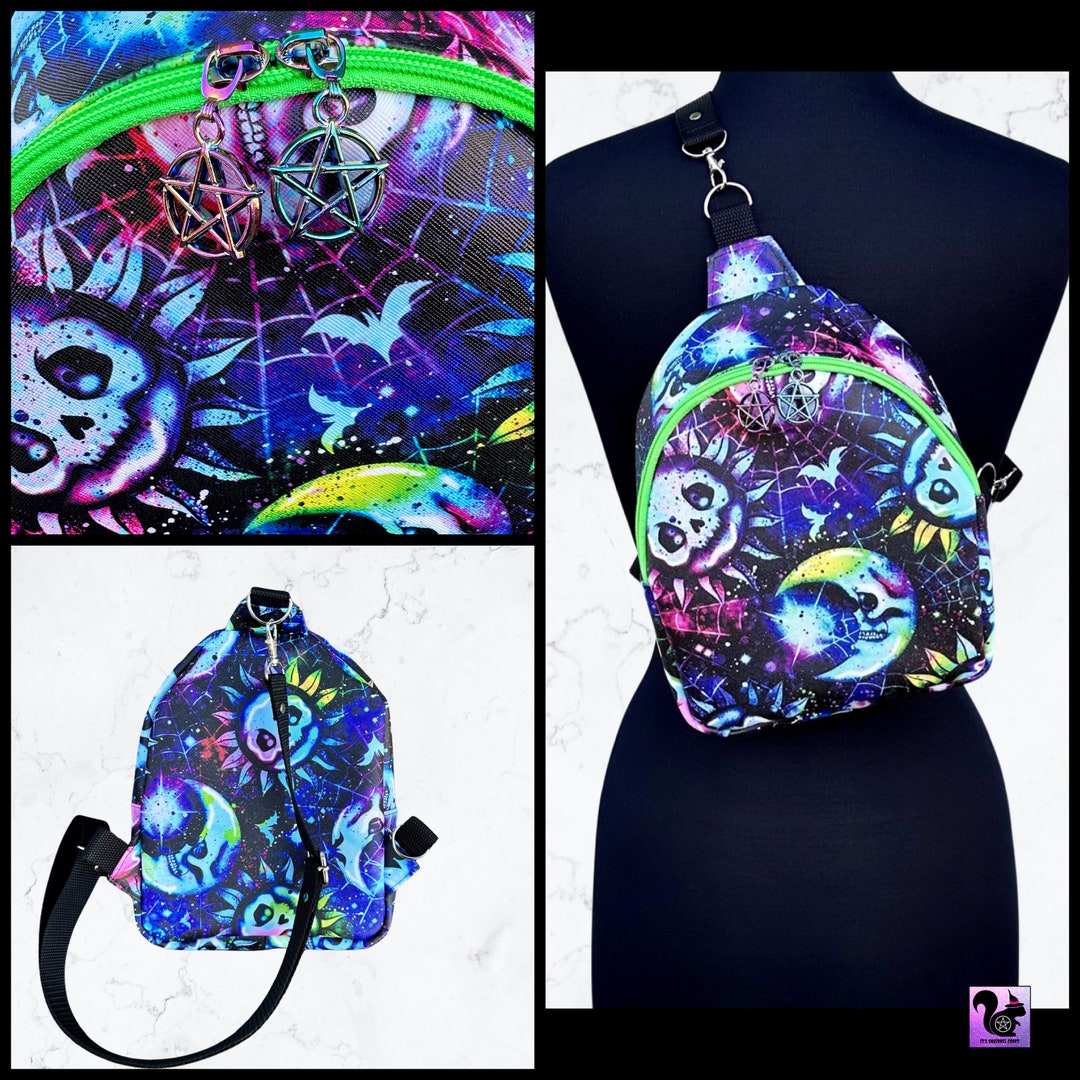 Rainbow Sun & Moon Mini Backpack Sling Bag Purse - Etsy