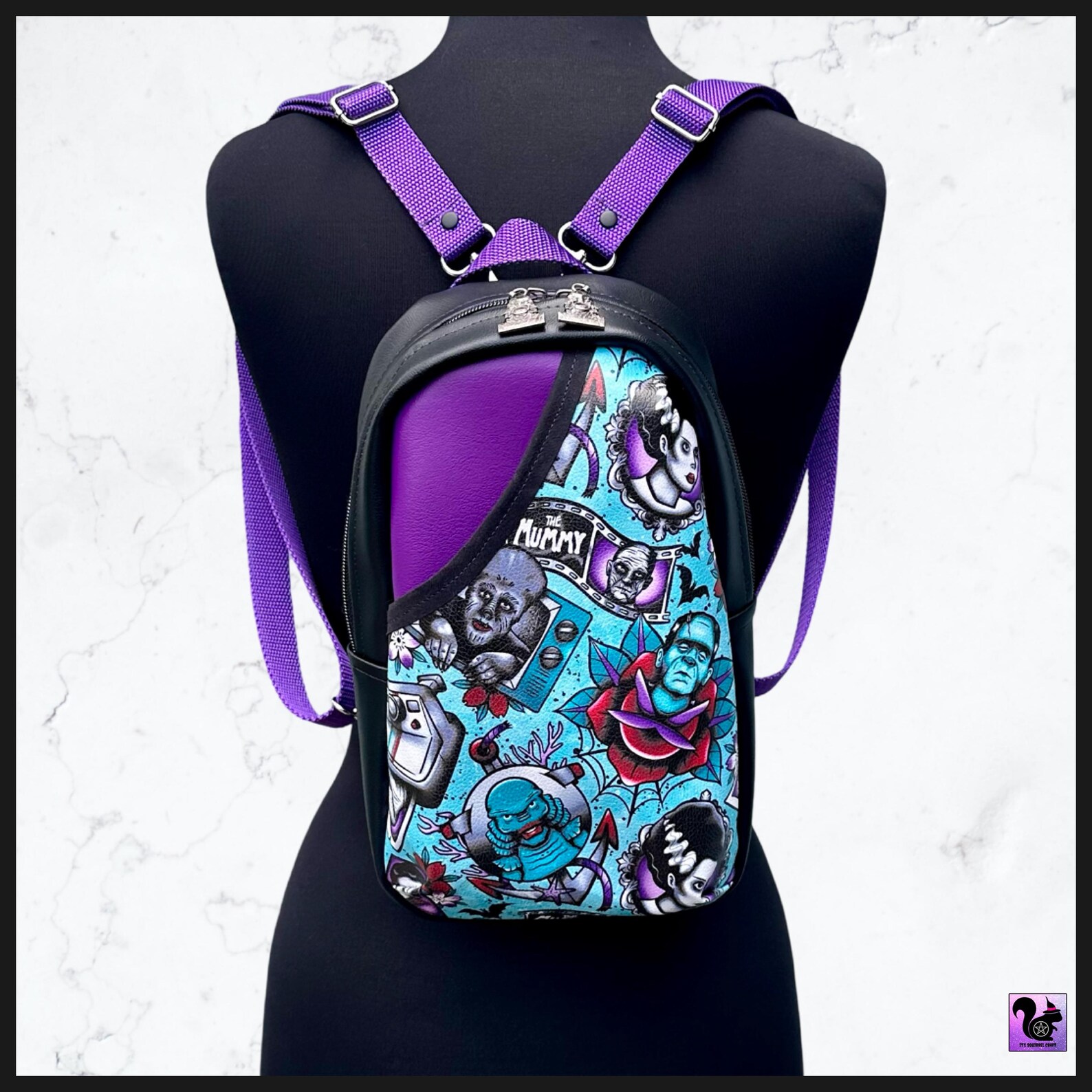 Classic Creepers Rosie Mini Backpack or Crossbody Sling Bag Purse - Etsy