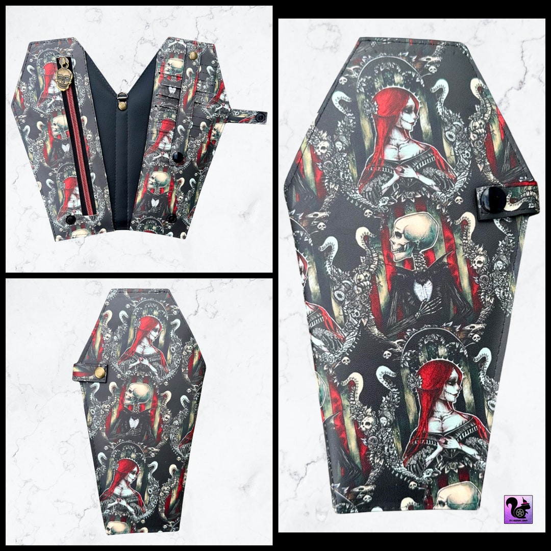 Love Story Ragdoll & Skeleton Coffin Shaped Bifold Wallet - Etsy