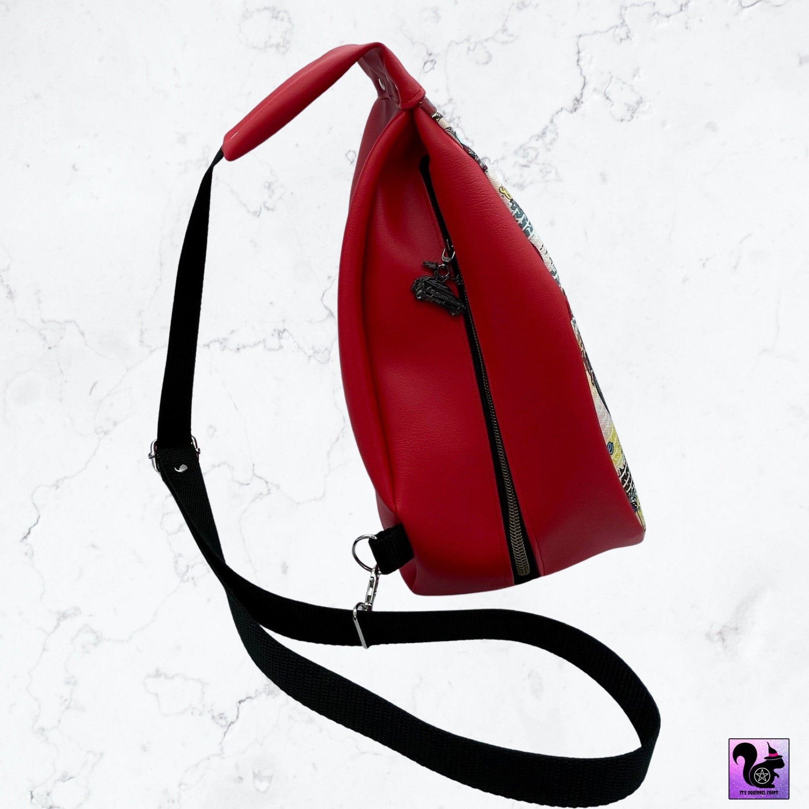 Garage Girl Teardrop Sling Backpack Bag - Etsy