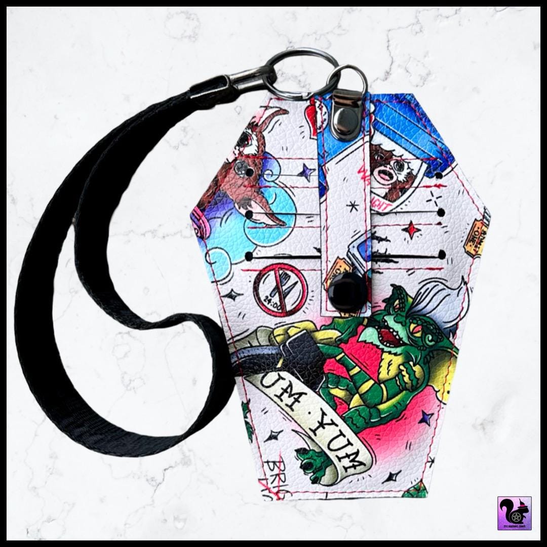 Midnight Muncher Monsters Claudia Mini Coffin Wristlet Wallet - Etsy