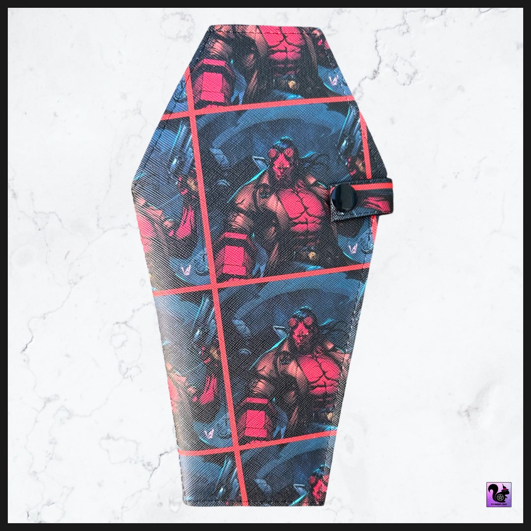 Devilish Dude Coffin Shaped Bifold Wallet - Etsy