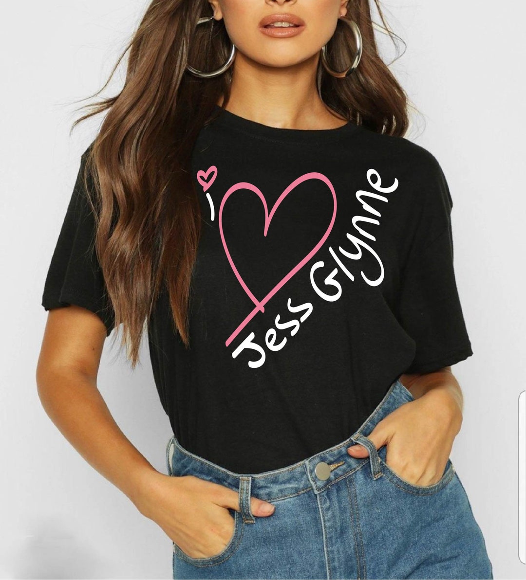 Jess Glynne T-shirt I Love Jess Glynne Fashion Concert 2024 UK Pop ...