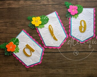 Hawaiian Birthday Banner - Etsy