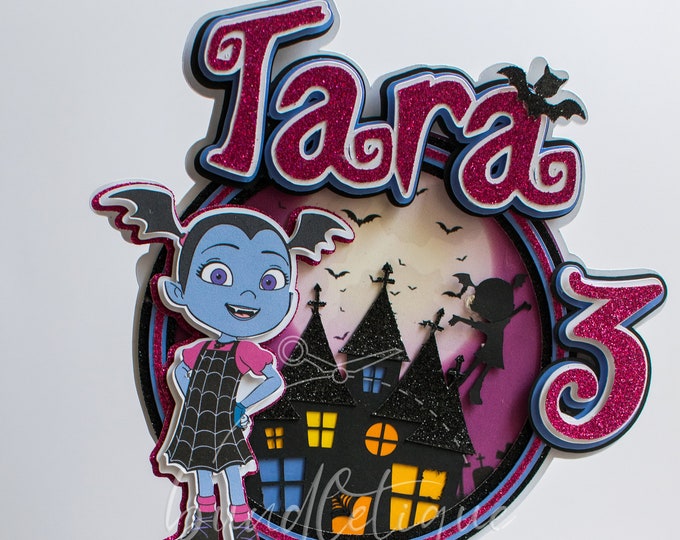 Vampirina Cake Topper, Vampirina Party Decorations Bundle, Vampirina ...