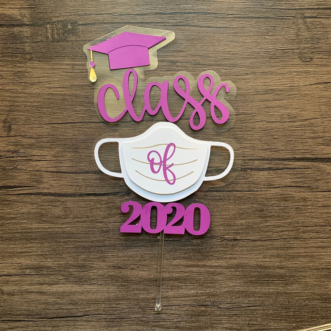 Decoraciones De Graduación 2020 Graduation Cake Topper Class Etsy